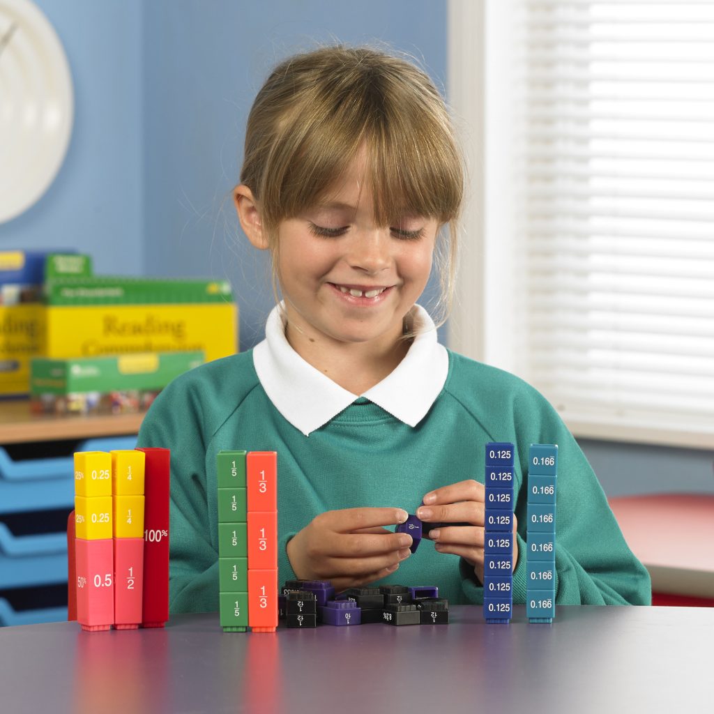 Fraction Tower® Equivalency Cubes – Falomir Juegos