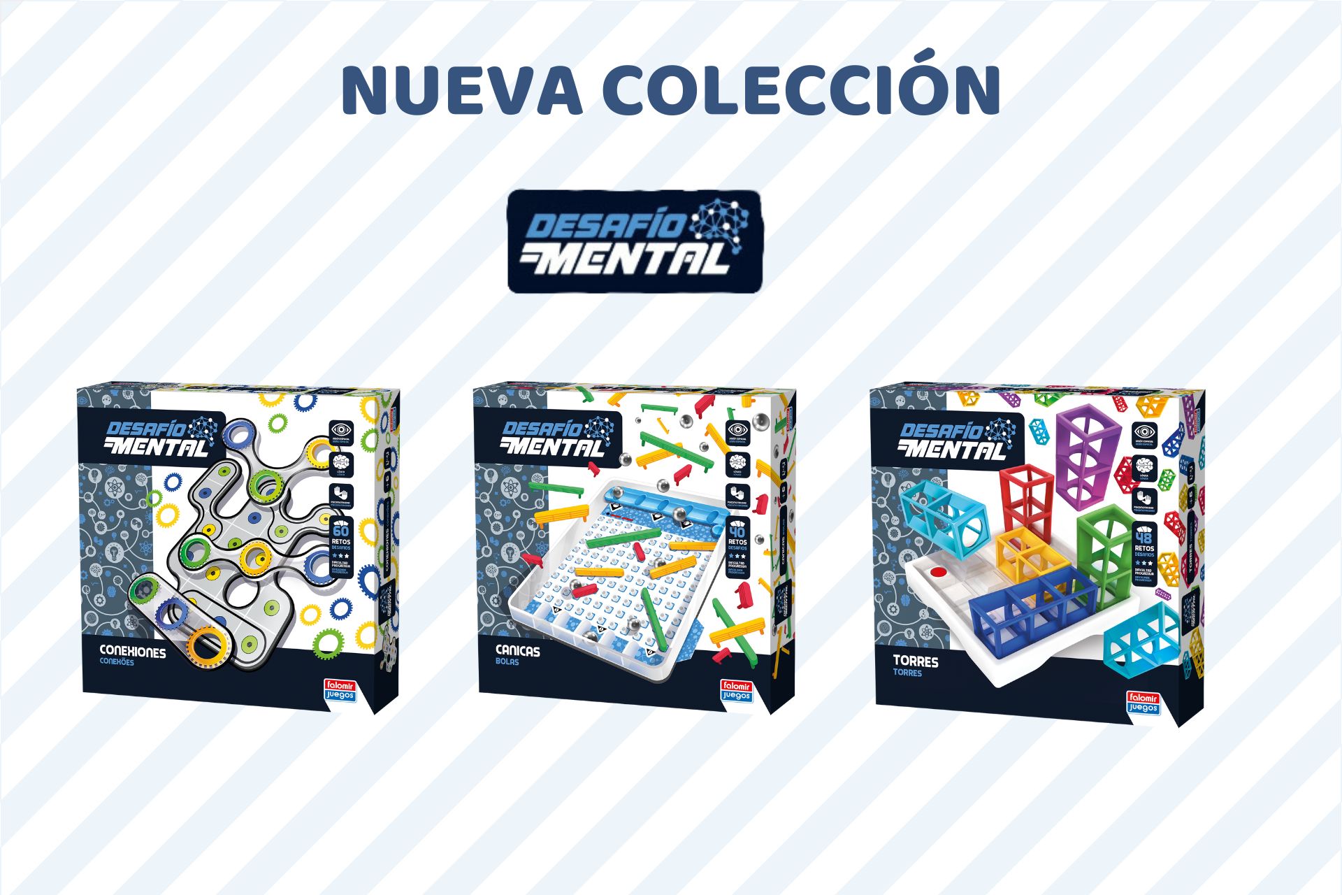 ¡Descubre nuestra nueva colección Desafío Mental! – Falomir Juegos