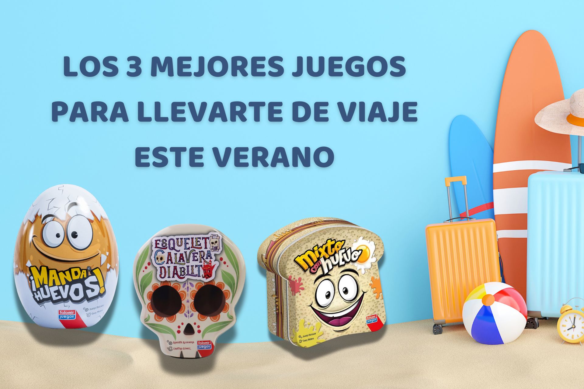 Los 3 mejores juegos para llevarte de viaje este verano – Falomir Juegos