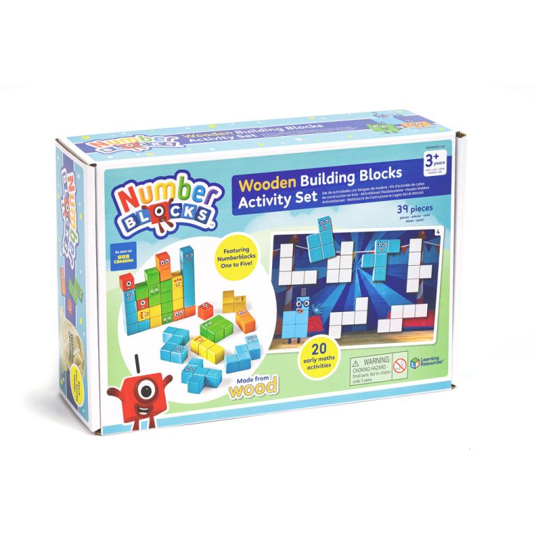 Numberblocks™ Wooden Building Blocks Activity Set – Falomir Juegos