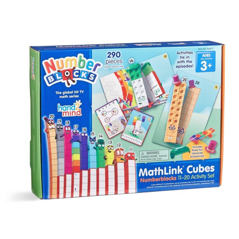 MathLink® Cubes Numberblocks® 1-10 Activity Set – Falomir Juegos